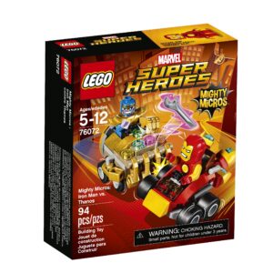 lego super heroes mighty micros: iron man vs. thanos 76072 building kit