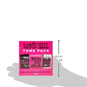 Ernie Ball Super Slinky Electric Tone Pack Guitar Strings, 9-42 Gauge (P03333)