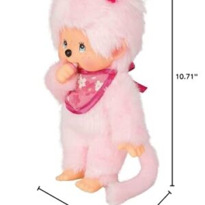 Monchhichi Sakura (Cherry Blossom) Girl Plush Toy - Pink