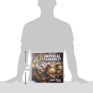 Star Wars Imperial Assault Board Game Jabba's Realm EXPANSION - Epic Sci-Fi Miniatures Strategy Game for Kids and Adults, Ages 14+, 1-5 Players, 1-2 Hour Playtime, Made by Fantasy Flight Games