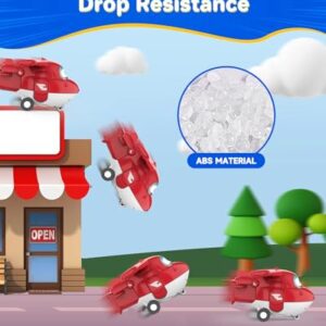 Super Wings Toys, Transformer Toys 2 Inch, Airplane Toy for Kids 3-5 Years Old, 15 Packs Transforming Jet Playset, Real Mobile Wheels, Birthday Party Supplies for Preschool Boys and Girls