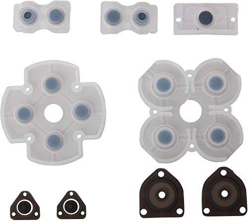 ps4 Controller Replacement Pads, Timorn ps4 Joystick Pads Rubber Dpad Replacement Parts All Set of Key Pad Button Pad Conductive Buttons Kit for PlayStation 4 PS4 (1 Set)