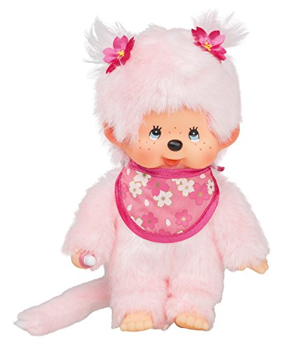 Monchhichi Sakura (Cherry Blossom) Girl Plush Toy - Pink