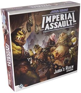 star wars imperial assault board game jabba's realm expansion - epic sci-fi miniatures strategy game for kids and adults, ages 14+, 1-5 players, 1-2 hour playtime, made by fantasy flight games