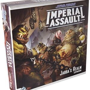 Star Wars Imperial Assault Board Game Jabba's Realm EXPANSION - Epic Sci-Fi Miniatures Strategy Game for Kids and Adults, Ages 14+, 1-5 Players, 1-2 Hour Playtime, Made by Fantasy Flight Games