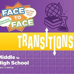 Face to Face Transitions Card Game (Middle to High School Edition) – Communication Development for Important Life Transitions, Ages 12 and Up