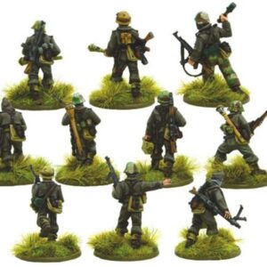 Bolt Action Warlord Games, World War II German Volksgrenadier Squad Wargaming Miniatures