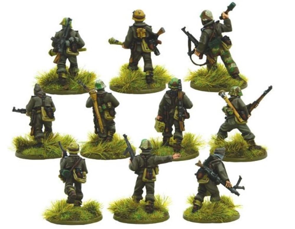 Bolt Action Warlord Games, World War II German Volksgrenadier Squad Wargaming Miniatures