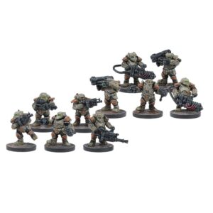 mantic mgwpf301 steel warriors play set, multi-colour