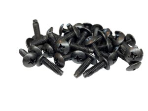 rackgold® 12-24 rack screws 25 pack - usa made