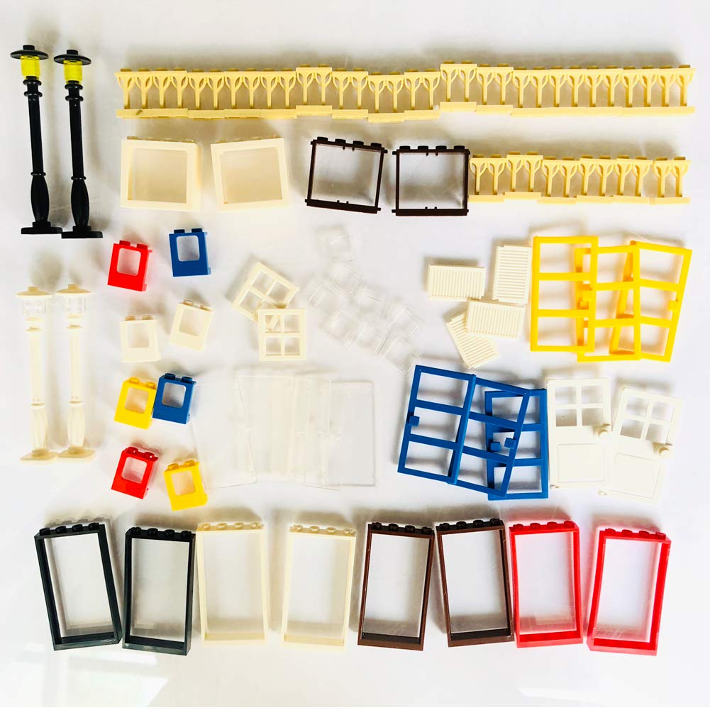 82 Piece Windows & Doors & Fences Sets Building Block Toy -Compatible Major Brands Children Gifts