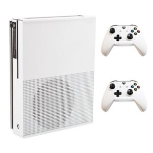 hideit mounts x1s white bundle, wall mounts for xbox one s and controllers, wall mounts for xbox one s and two controller mounts to safely store your xbox one s and xbox controllers near or behind tv