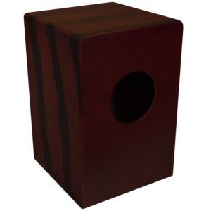 Sawtooth Harmony Series Hand Stained Elephant Design Travel Size Cajon Percussion Box