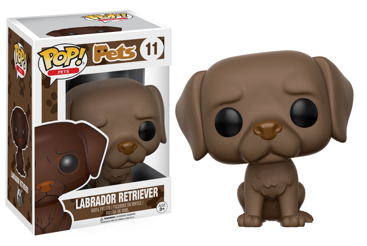 Funko POP Pets Labrador Retriever Action Figure, Chocolate,36 months to 1200 months