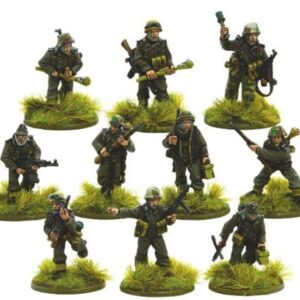 Bolt Action Warlord Games, World War II German Volksgrenadier Squad Wargaming Miniatures