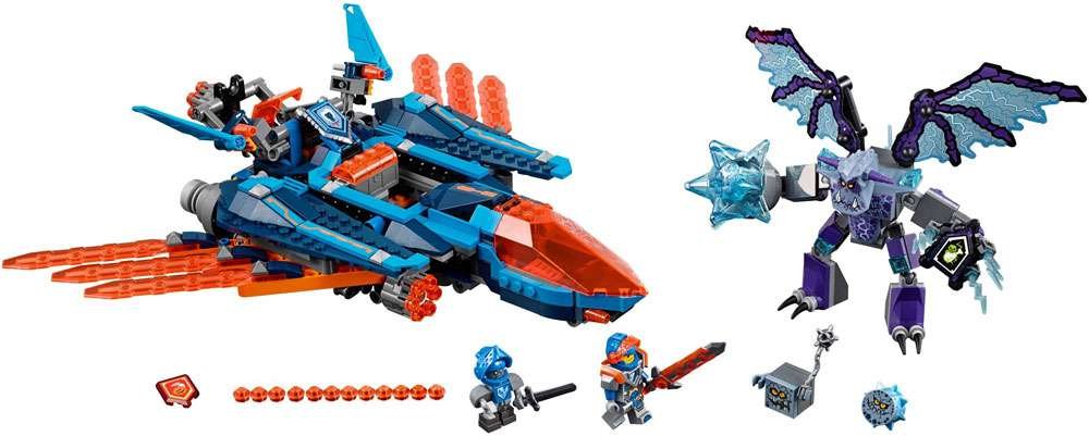 LEGO Nexo Knights Clay's Falcon Fighter Blaster 70351 Childrens Toy