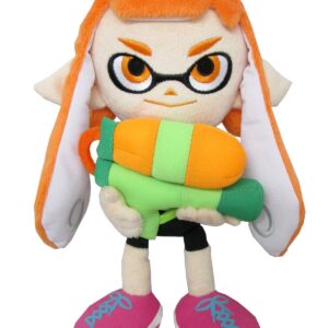 Little Buddy USA 1467 Splatoon Female Inkling Plush, 9""", Multi-Colored, 156 months to 180 months