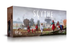 stonemaier games: scythe: invaders from afar expansion | add 2 new factions to scythe (base game) | increase scythe player count to 7 | 1-7 players, 140 mins, ages 14+