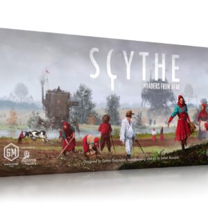 Stonemaier Games: Scythe: Invaders from Afar Expansion | Add 2 New Factions to Scythe (Base Game) | Increase Scythe Player Count to 7 | 1-7 Players, 140 Mins, Ages 14+