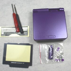 Gametown® New Full Housing Shell Pack Case Cover for GBA SP Gameboy Advance SP Purple