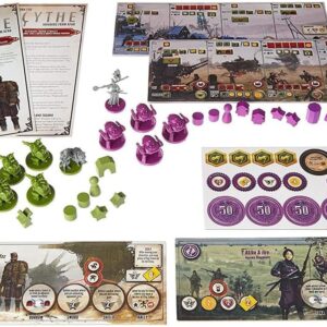 Stonemaier Games: Scythe: Invaders from Afar Expansion | Add 2 New Factions to Scythe (Base Game) | Increase Scythe Player Count to 7 | 1-7 Players, 140 Mins, Ages 14+