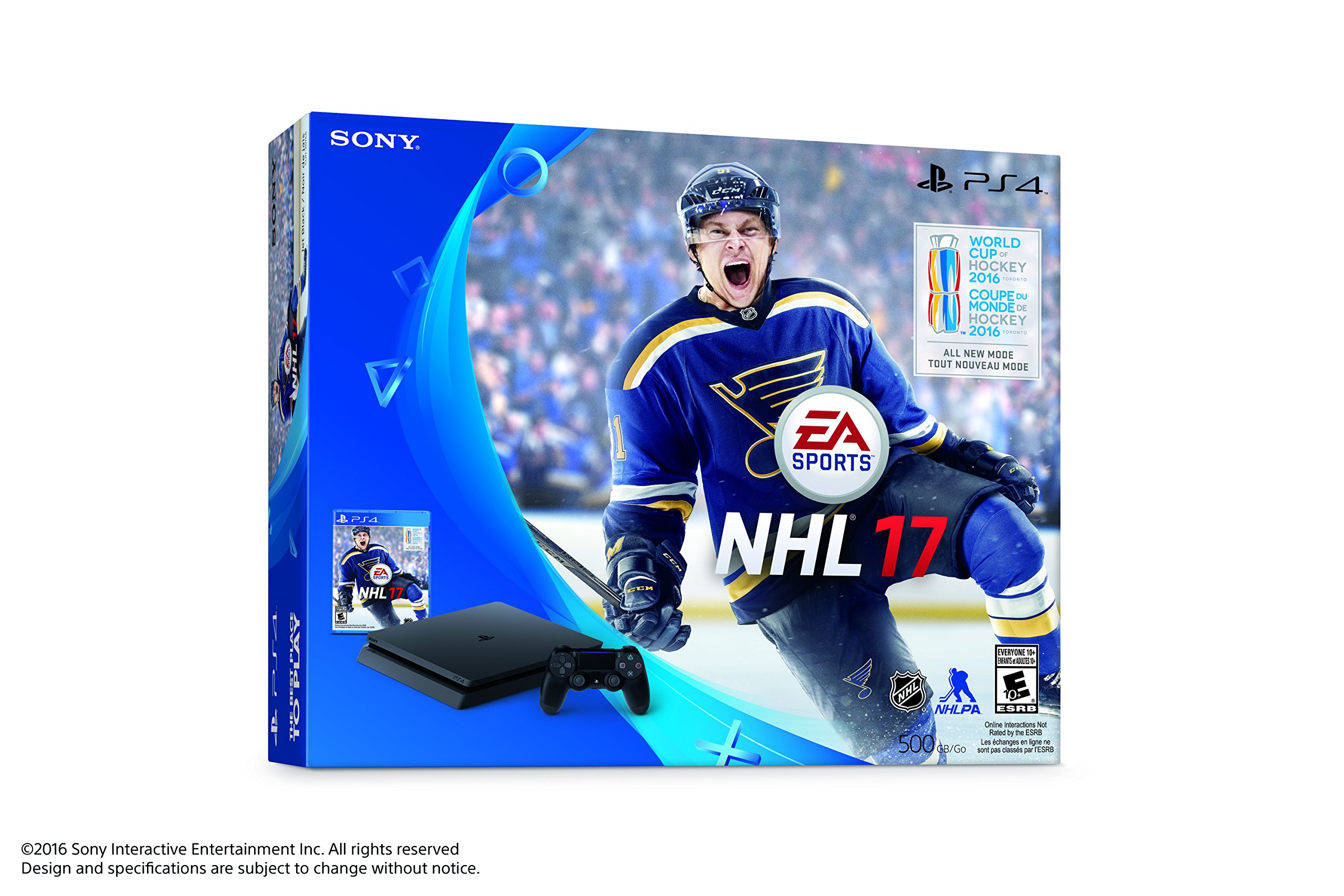 Sony PlayStation 4 Slim 500GB Console - NHL 17 Bundle