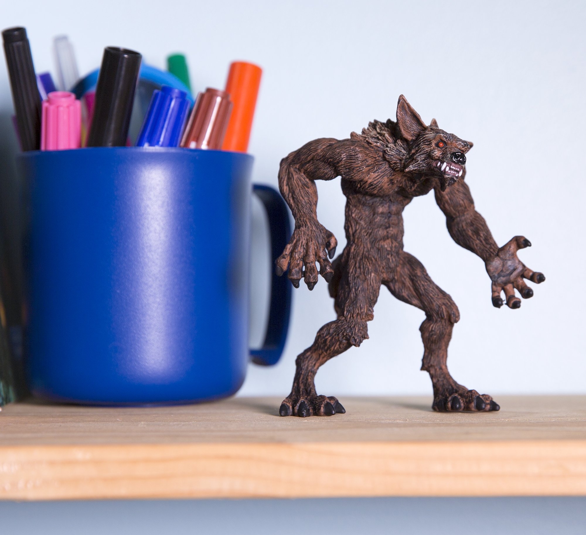 Safari Ltd. Werewolf Figurine - Detailed 4" Plastic Model Figure - Fun Educational Play Toy for Boys, Girls & Kids Age 3+