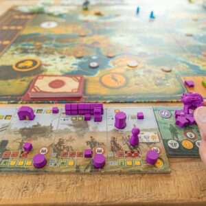 Stonemaier Games: Scythe: Invaders from Afar Expansion | Add 2 New Factions to Scythe (Base Game) | Increase Scythe Player Count to 7 | 1-7 Players, 140 Mins, Ages 14+