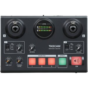 Tascam US-42 MiniStudio Creator USB Podcasting Broadcast Audio Interface