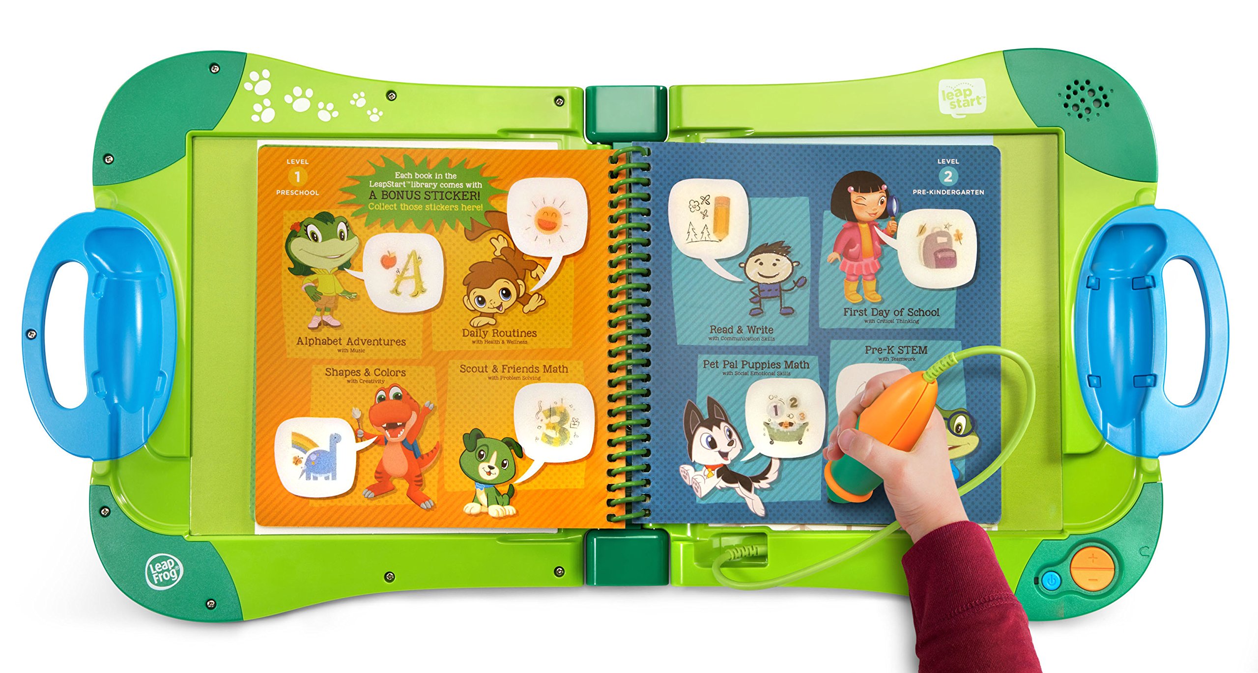 LeapFrog Leapstart Preschool Activity Book Bundle with ABC, Shapes & Colors, Level 1