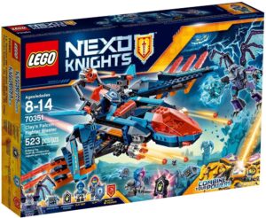 lego nexo knights clay's falcon fighter blaster 70351 childrens toy