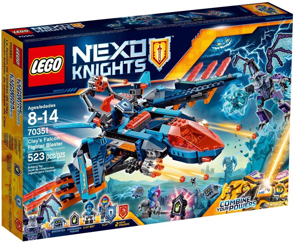 LEGO Nexo Knights Clay's Falcon Fighter Blaster 70351 Childrens Toy