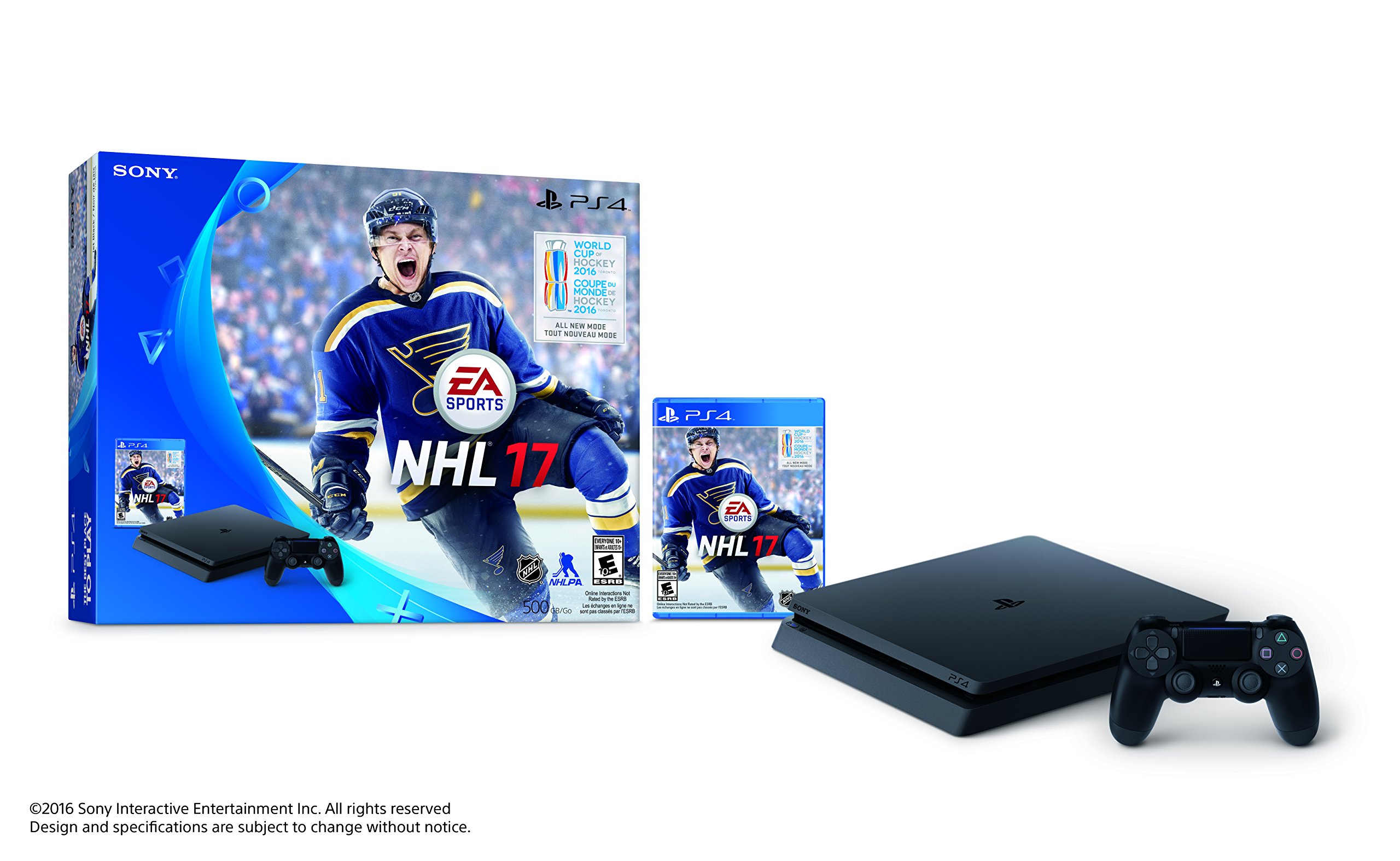 Sony PlayStation 4 Slim 500GB Console - NHL 17 Bundle