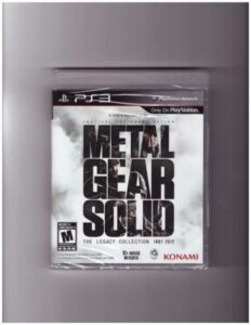 metal gear solid: the legacy collection (playstation 3 ps3, 10 games in one) new