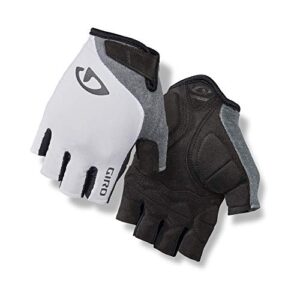 giro jag'ette women road cycling gloves - white/titanium (2021), small