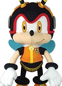 GE Animation GE52680 Eastern Sonic The Hedgehog Charmy Plush, 8.5''H, Multi-Colored