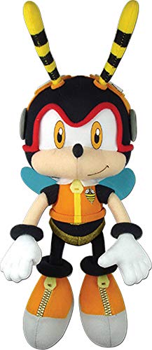 GE Animation GE52680 Eastern Sonic The Hedgehog Charmy Plush, 8.5''H, Multi-Colored