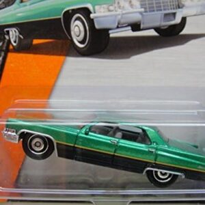 MATCHBOX MBX ADVENTURE CITY BLACK/GREEN '69 CADILLAC SEDAN DEVILLE 12/120 by Matchbox