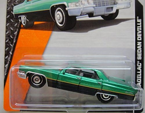 MATCHBOX MBX ADVENTURE CITY BLACK/GREEN '69 CADILLAC SEDAN DEVILLE 12/120 by Matchbox