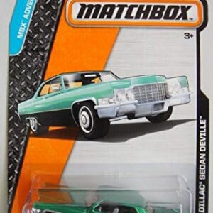 MATCHBOX MBX ADVENTURE CITY BLACK/GREEN '69 CADILLAC SEDAN DEVILLE 12/120 by Matchbox