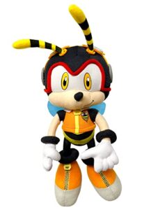 ge animation ge52680 eastern sonic the hedgehog charmy plush, 8.5''h, multi-colored