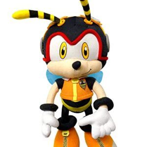 GE Animation GE52680 Eastern Sonic The Hedgehog Charmy Plush, 8.5''H, Multi-Colored