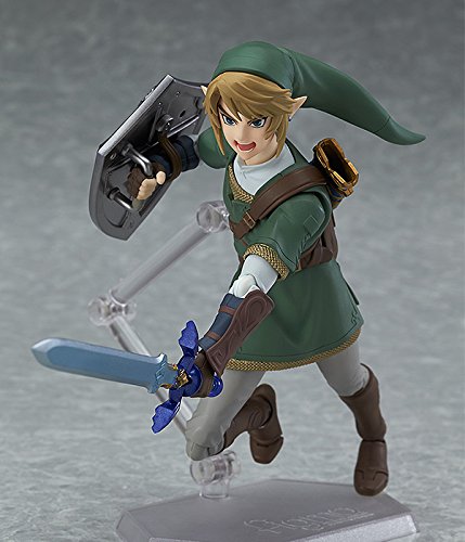 Good Smile The Legend of Zelda Twilight Princess Link (Deluxe Version) Figma Action Figure, 180 months to 1188 months