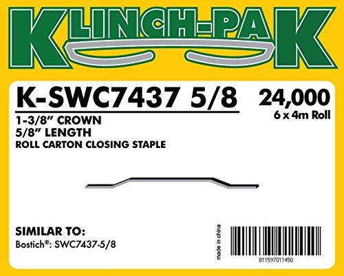 K-SWC7437-5/8 (4M), SWC7437 Roll Staple (4,000 Staples Per Roll) (6 Rolls Per Case) - AXXIS-K-SWC7437-5/8 (4M)