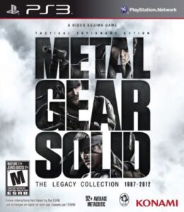 metal gear solid the legacy collection ps3 sony playstation include 10 games new