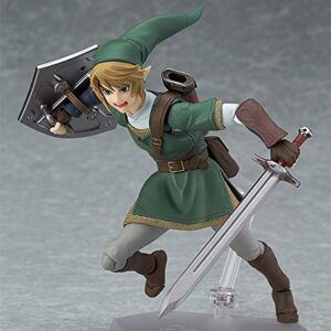 Good Smile The Legend of Zelda Twilight Princess Link (Deluxe Version) Figma Action Figure, 180 months to 1188 months