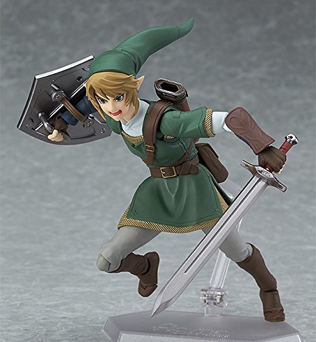 Good Smile The Legend of Zelda Twilight Princess Link (Deluxe Version) Figma Action Figure, 180 months to 1188 months