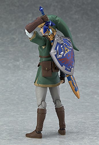 Good Smile The Legend of Zelda Twilight Princess Link (Deluxe Version) Figma Action Figure, 180 months to 1188 months