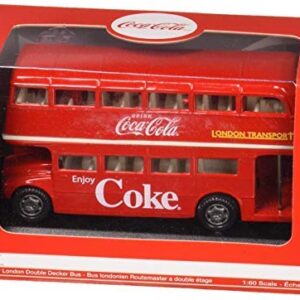 Coca-Cola 1/64 Routemaster London Double Decker Bus