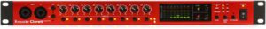 focusrite clar­ett oc­to­pre pro­fes­sion­al qual­ity 8-in/8-out adat mic preamp for mu­sic pro­duc­tion, with high dy­nam­ic range, ul­tra-low noise, and all-ana­logue air